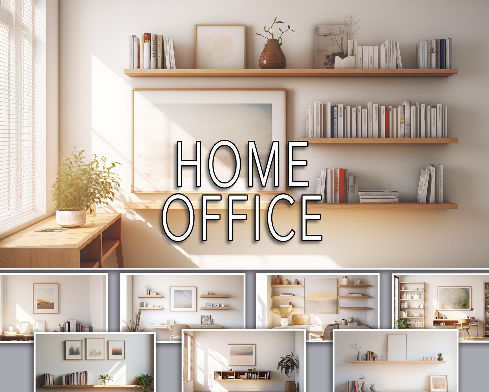 8 Home Office Zoom Backgrounds | Zoom Background Office | Zoom ...