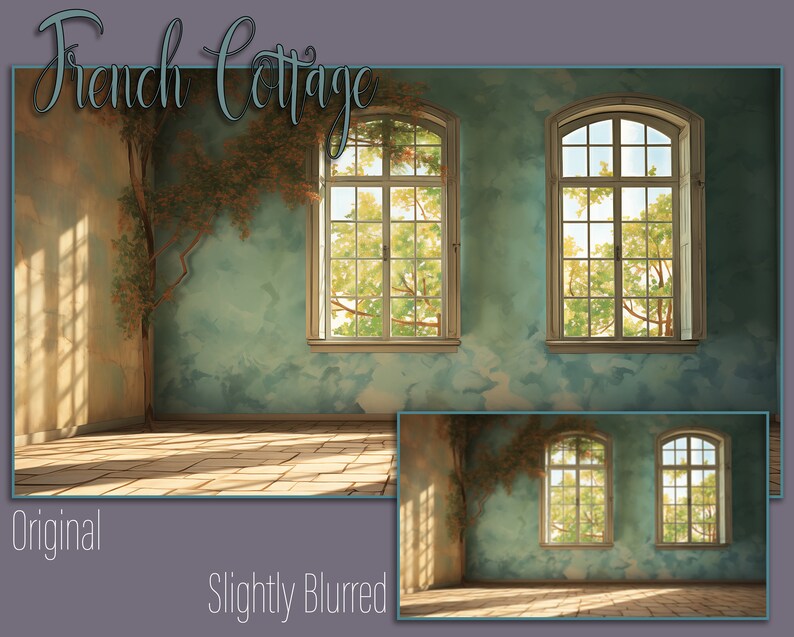 3 French Cottage Zoom Backgrounds | Zoom Background Office | Zoom ...