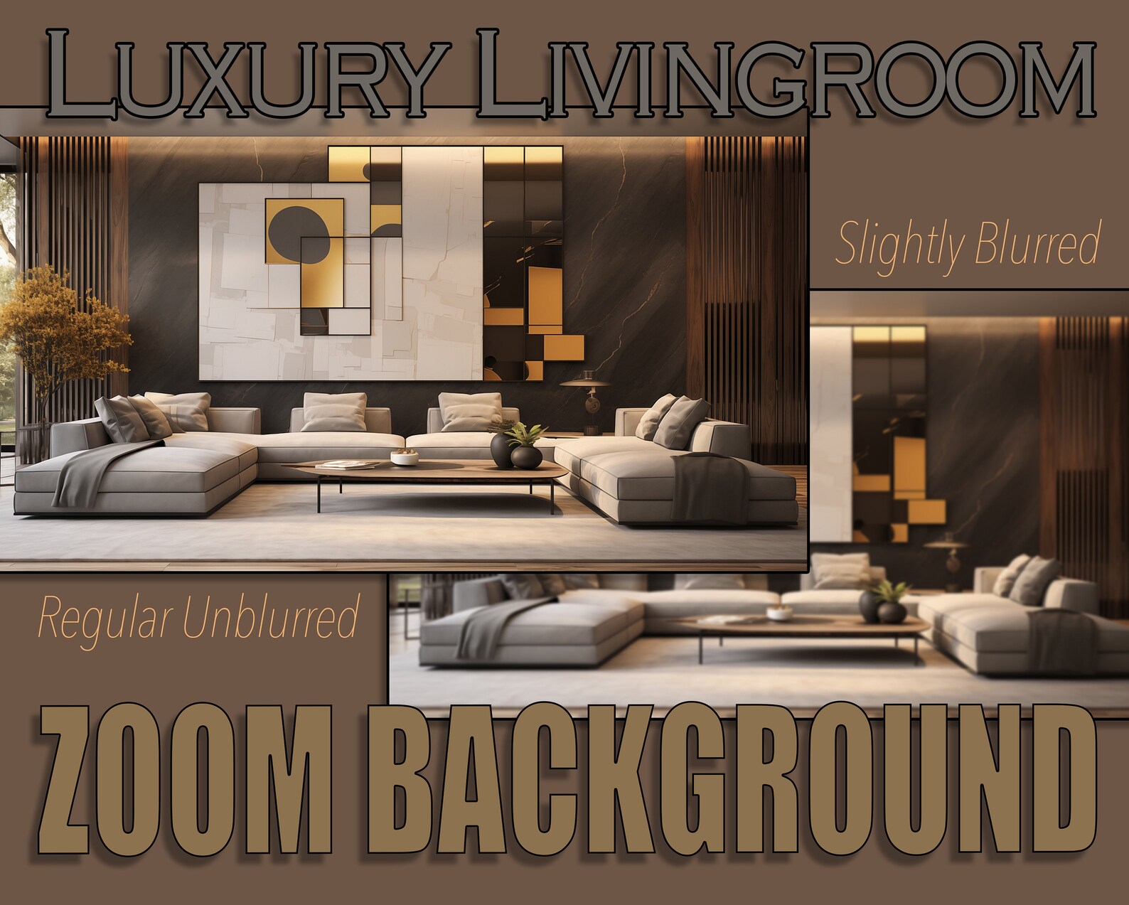 8 Zoom Backgrounds Sampler Bundle Zoom Background Office Zoom ...