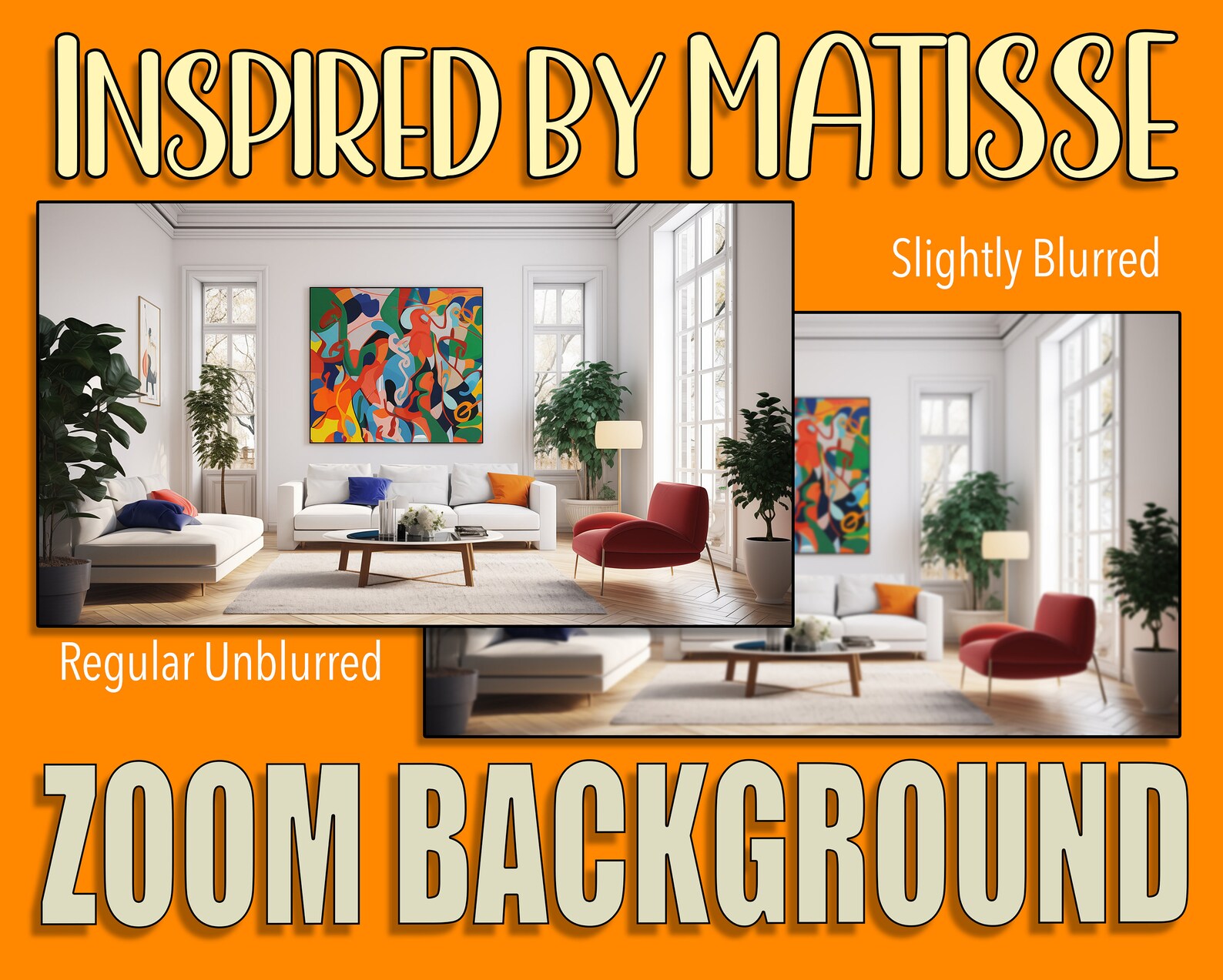 8 Zoom Backgrounds Sampler Bundle Zoom Background Office Zoom ...