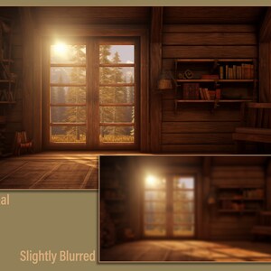 8 Rustic Cabins Backgrounds | Zoom Background Office | Zoom Background ...