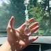 Sea Glass and Seashell Suncatcher for Car - Etsy