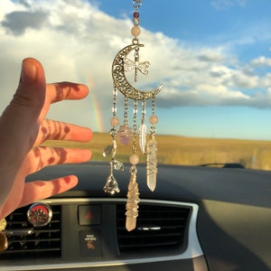 Joy Intention Crystal Car Charm - 4 Crystal Combo for Happiness - Etsy