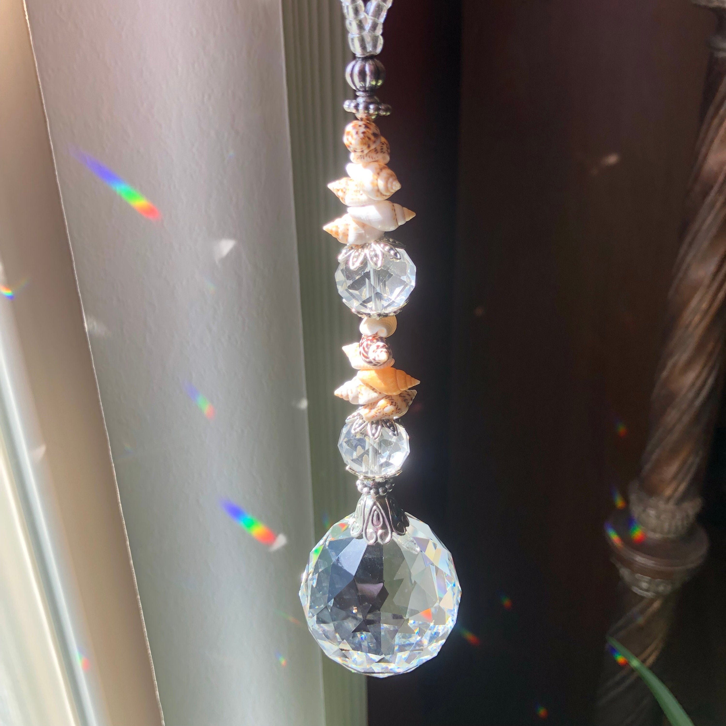 Seashell Suncatcher - Etsy