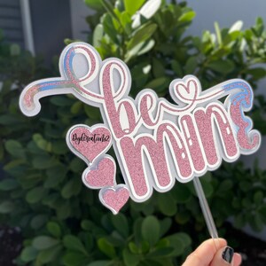 Be Mine Cake Topper: Valentine's Day Celebration - Etsy