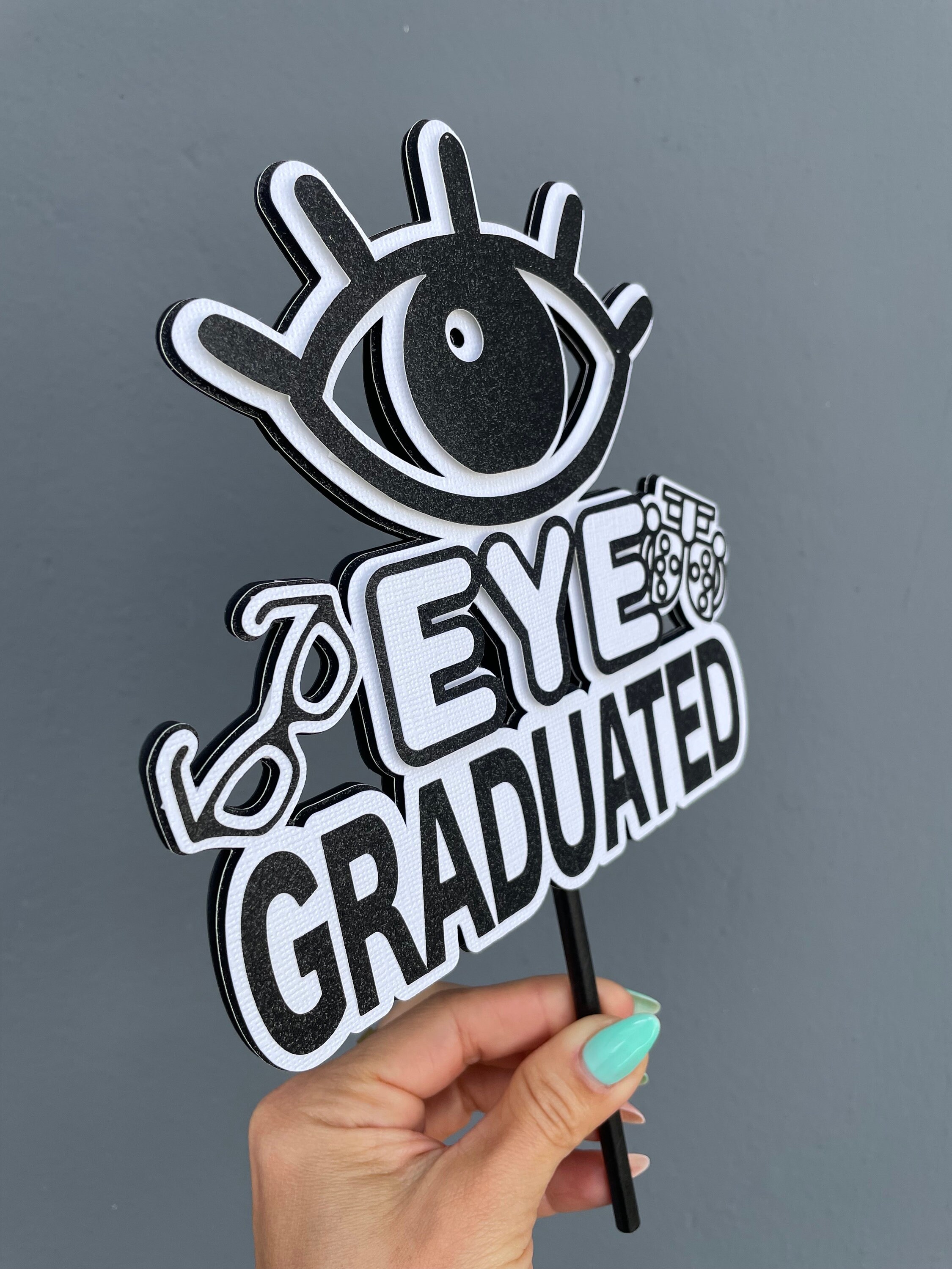 Eye Doctor Graduation Cake Topper | Eye Graduated Cake Topper | OD Cake ...