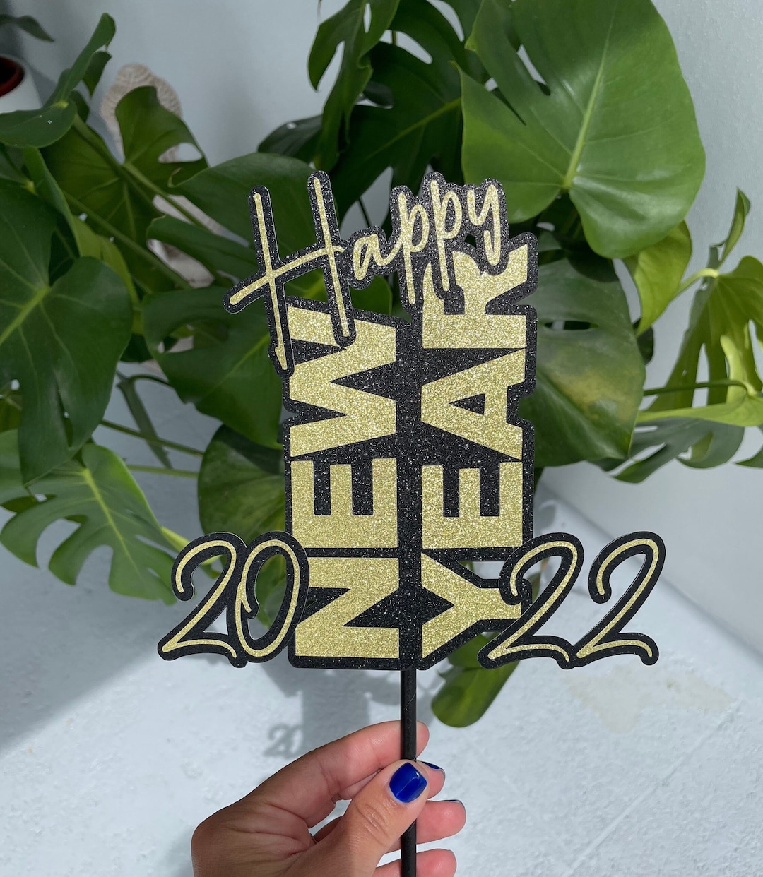 New Years Cake Topper | New Year Cake Topper | New Year Centerpieces - Etsy