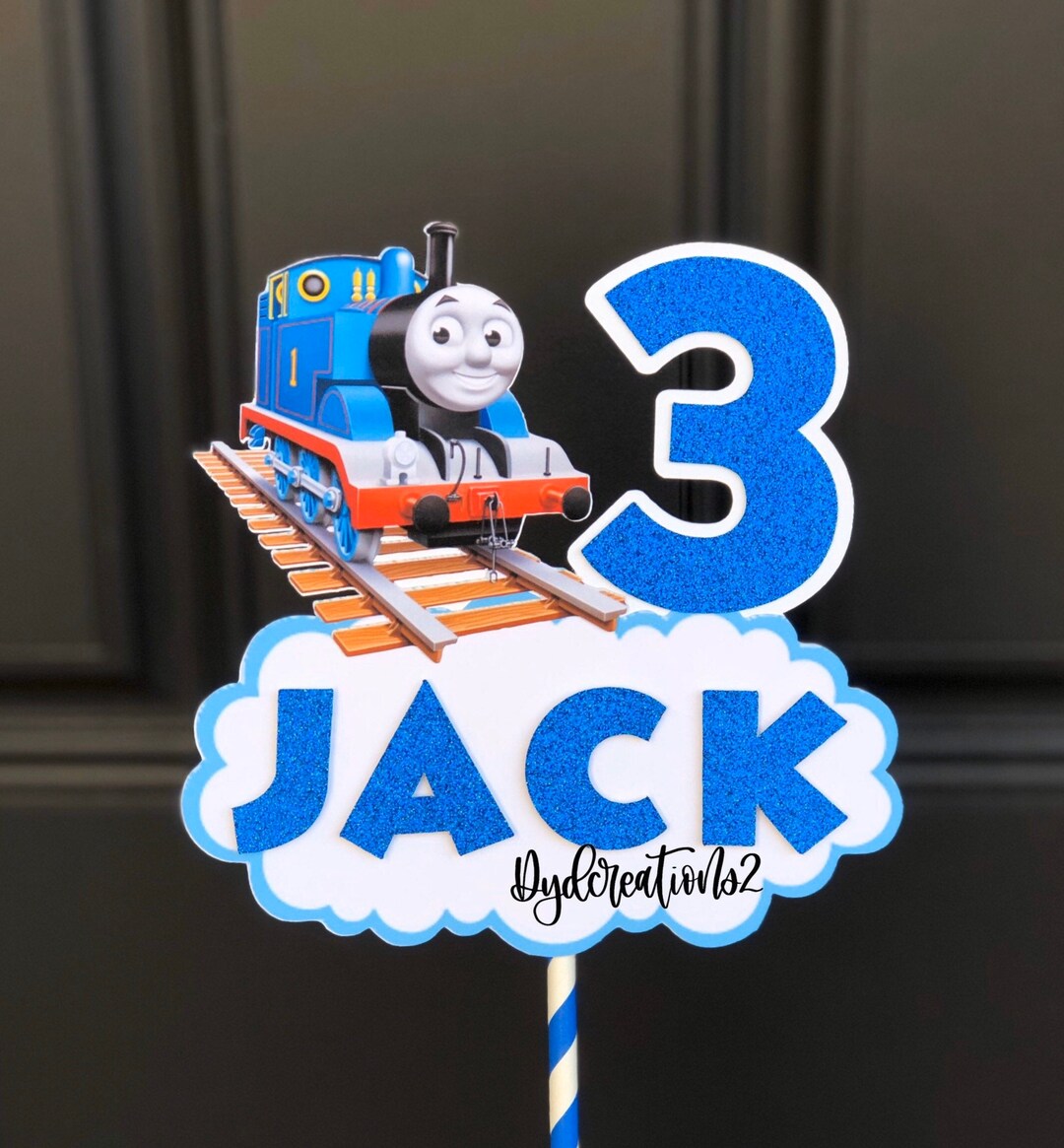 Topper de pastel personalizado de Thomas el tren, Thomas el tren ...