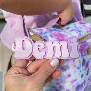Acrylic Name Tag | Backpack Name Tag | Kids Acrylic Name Tag | Sport ...