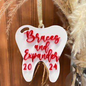 Tooth Ornament | Dentist , RDH , Future Dentist Acrylic Ornament | Dentist Christmas Gift ...