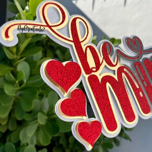 Be Mine Cake Topper: Valentine's Day Celebration - Etsy