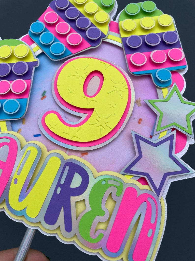 Pop It Cake Topper Pop It Party Decor Pop It Cake Decor - Etsy