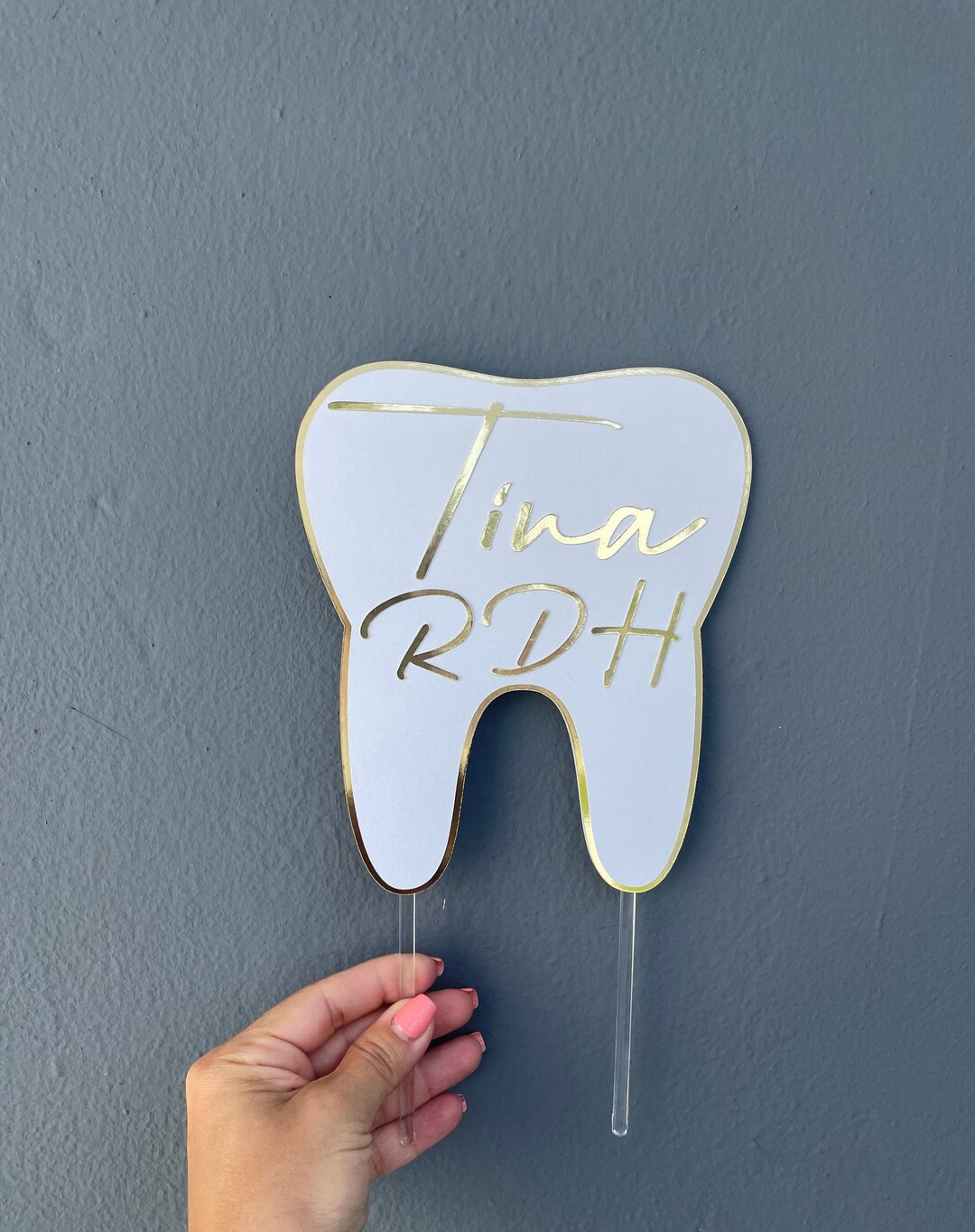 RDH Cake Topper | Dental Hygienist - Etsy