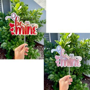 Be Mine Cake Topper: Valentine's Day Celebration - Etsy