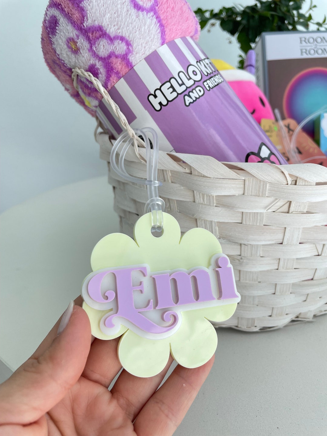 Acrylic Name Tag Backpack Name Tag Kids Acrylic Name Tag Sport Bag Name ...