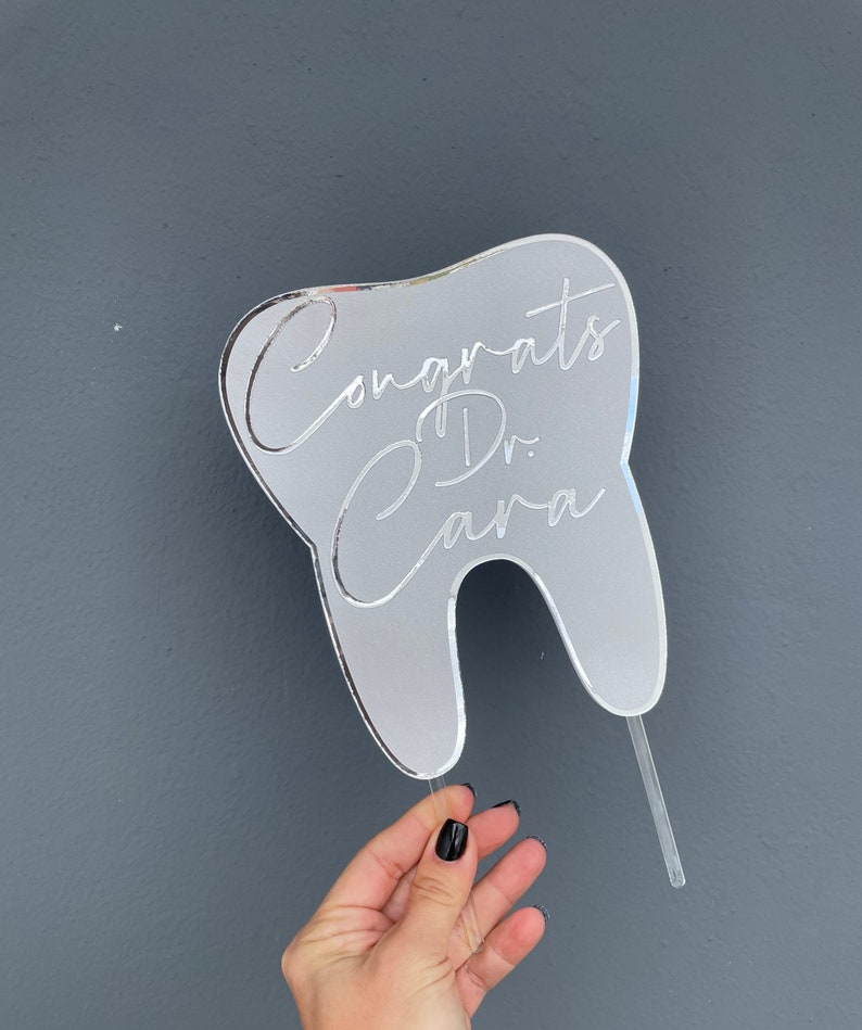 Congrats Dentist Cake Topper Congrats Doctor Cake Topper - Etsy