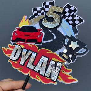 Cars Cake Topper | Racing Cars Cake Topper | Cars Party Decor | Racing ...