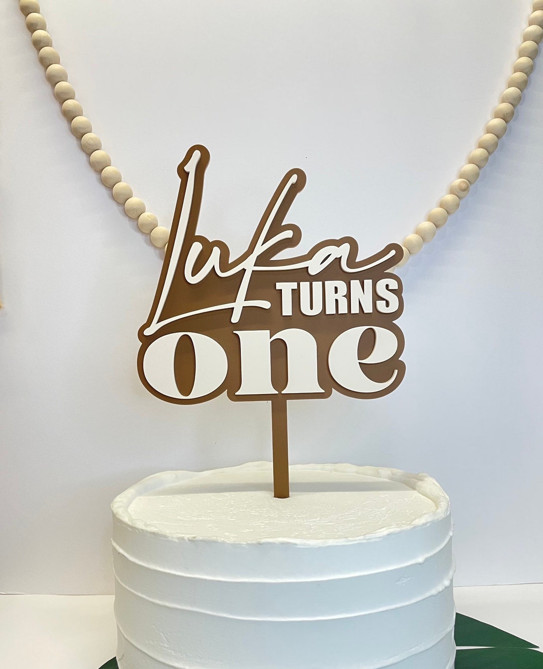 One Birthday Cake Topper | Acrylic Cake Topper | Kids Birthday Cake ...