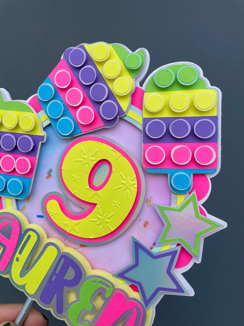 Pop It Cake Topper Pop It Party Decor Pop It Cake Decor - Etsy