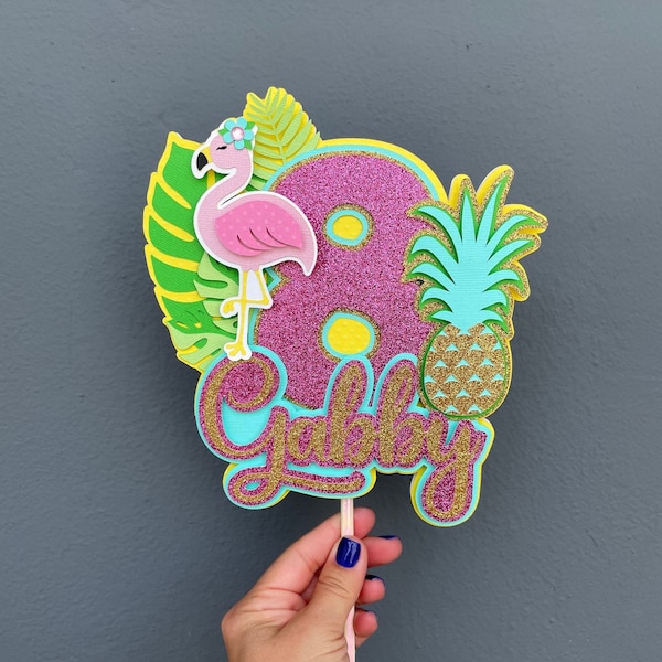 Flamingo Cake Topper - Etsy