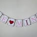 Be Mine Valentine's Day Banner Garland Bunting Farmhouse Decor Red and ...