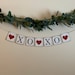 XO XO Valentine's Day Banner Garland Bunting Farmhouse | Etsy