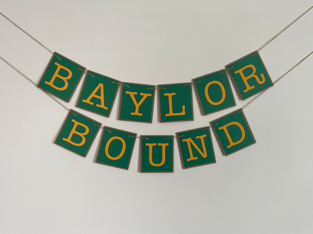 Baylor Bound Banner Garland Bunting Sign Farmhouse Decoration Photo ...