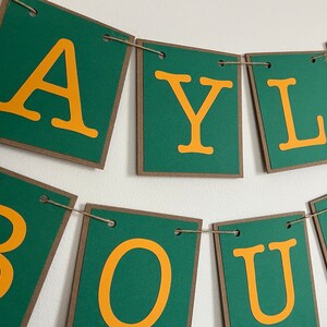Baylor Bound Banner Garland Bunting Sign Farmhouse Decoration Photo ...
