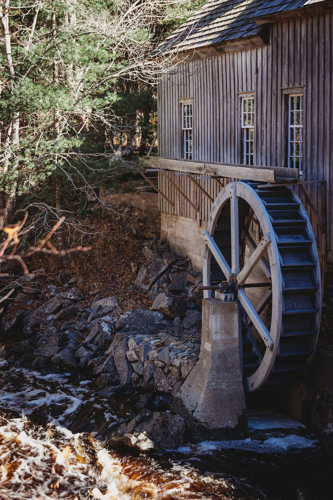 Old Waterwheel Digital Backdrop - Etsy