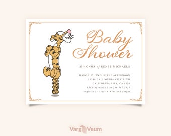 Tigger baby shower | Etsy