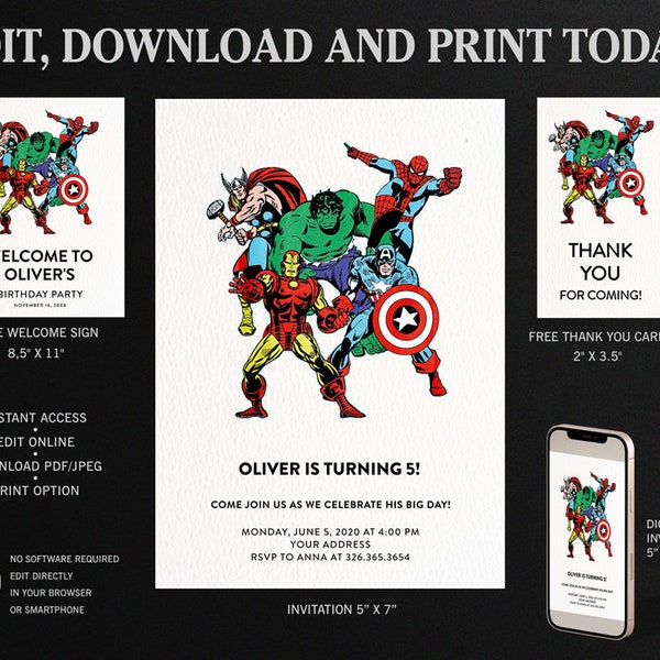 Welcome Superheroes - Etsy