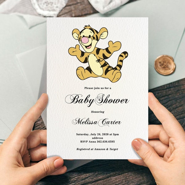 Tigger Baby Shower - Etsy