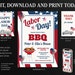 Labor Day BBQ Party Invitation, Labor Day Editable Invitation Template ...