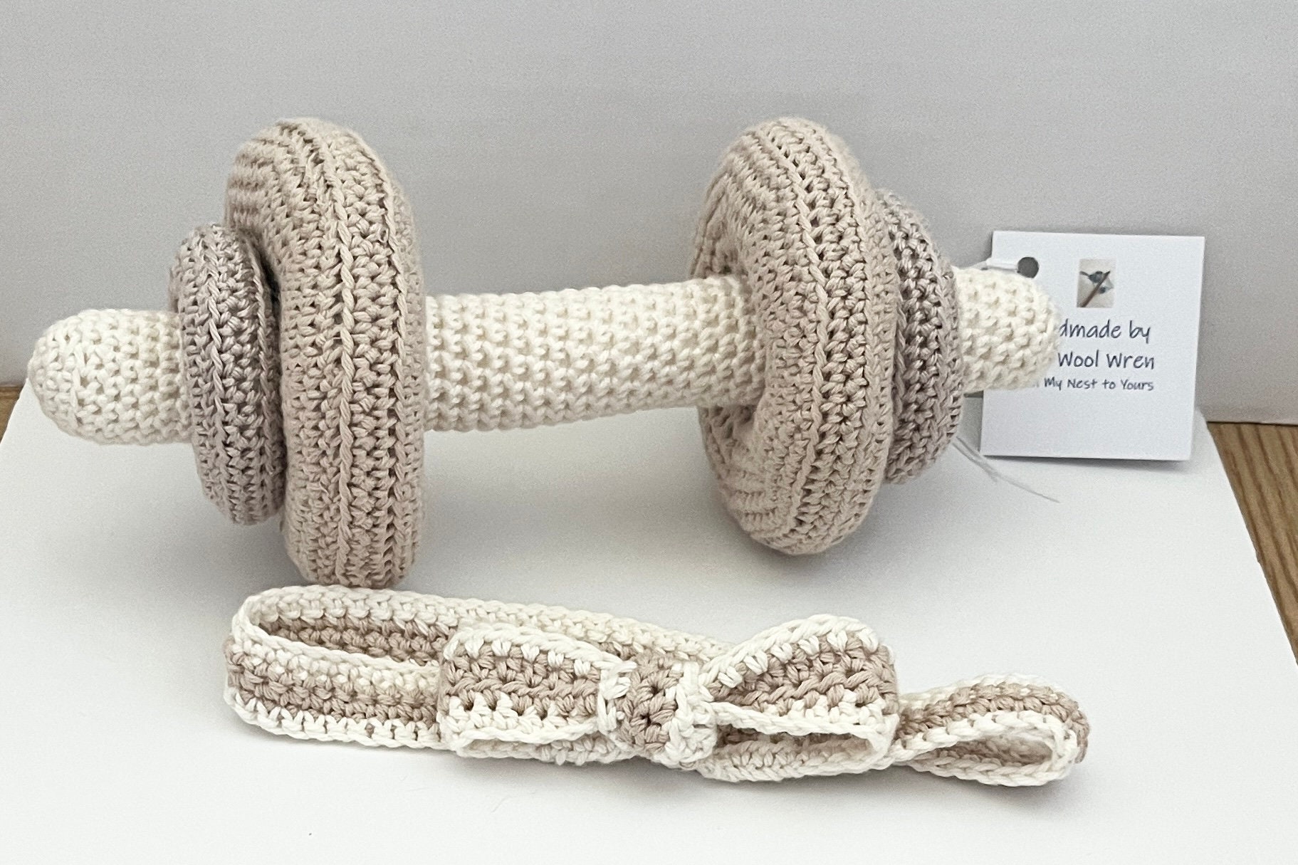 Baby Barbell & Headband Crochet Pattern (digital PDF) - Etsy