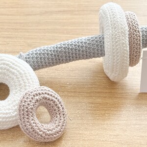Baby Barbell (set of 5 Pieces) and Headband Digital PDF Crochet Pattern ...