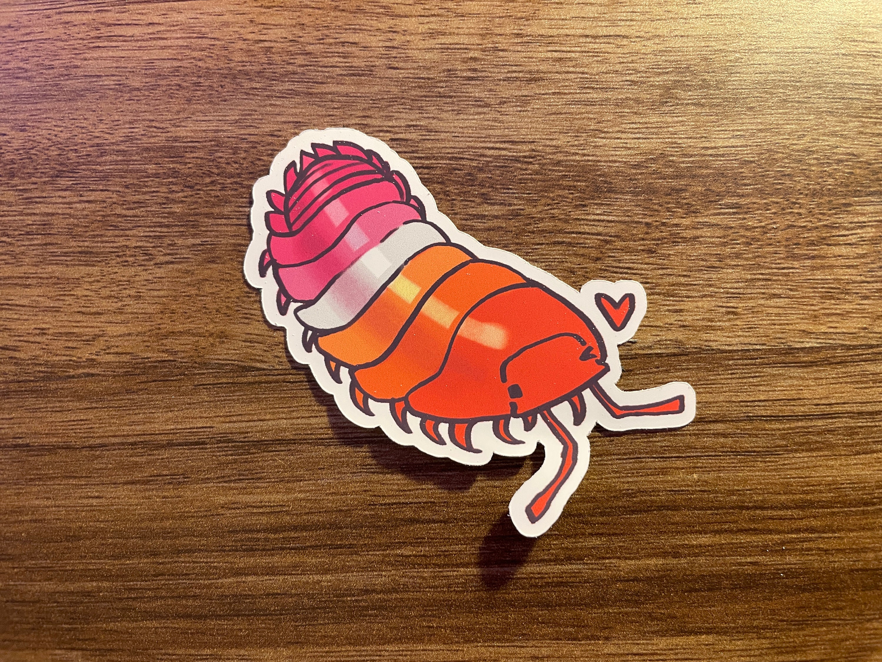 Pride Isopods Matte Vinyl Sticker - Etsy