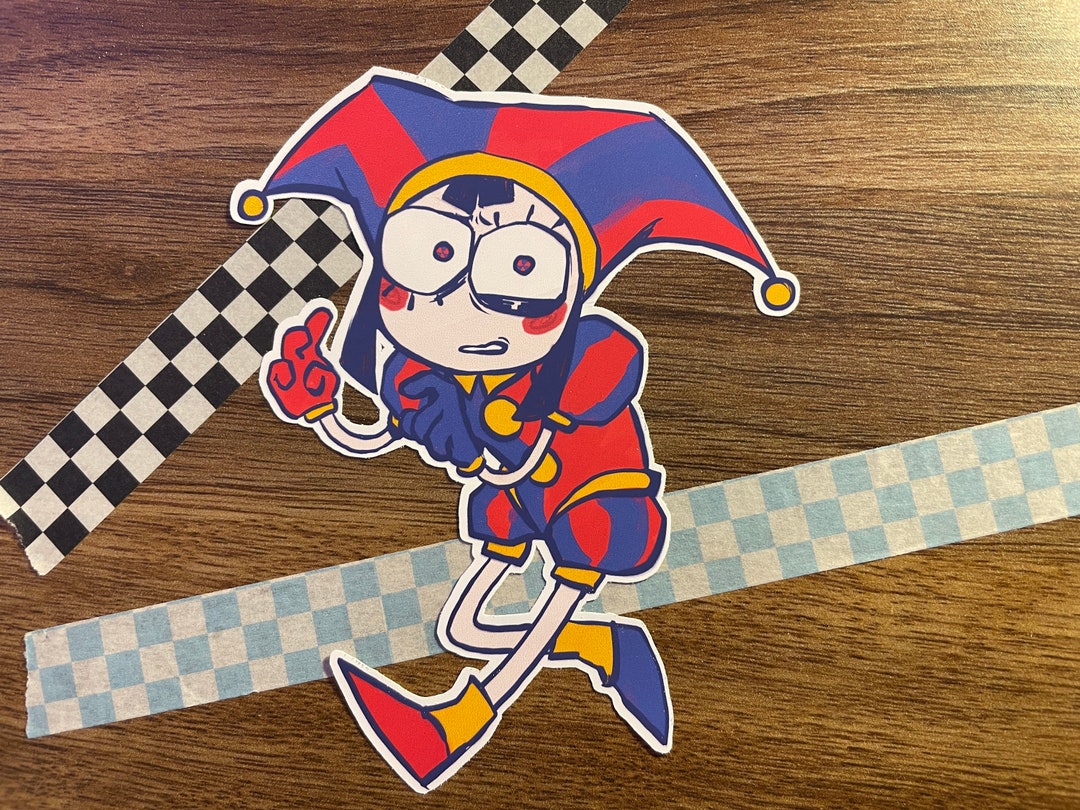 Pomni | Tadc Matte Vinyl Sticker - Etsy