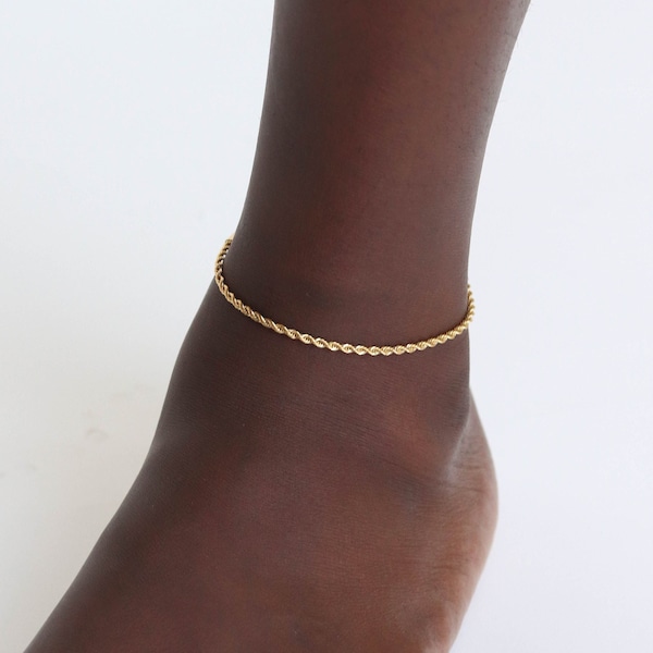 Gold Anklet - Etsy