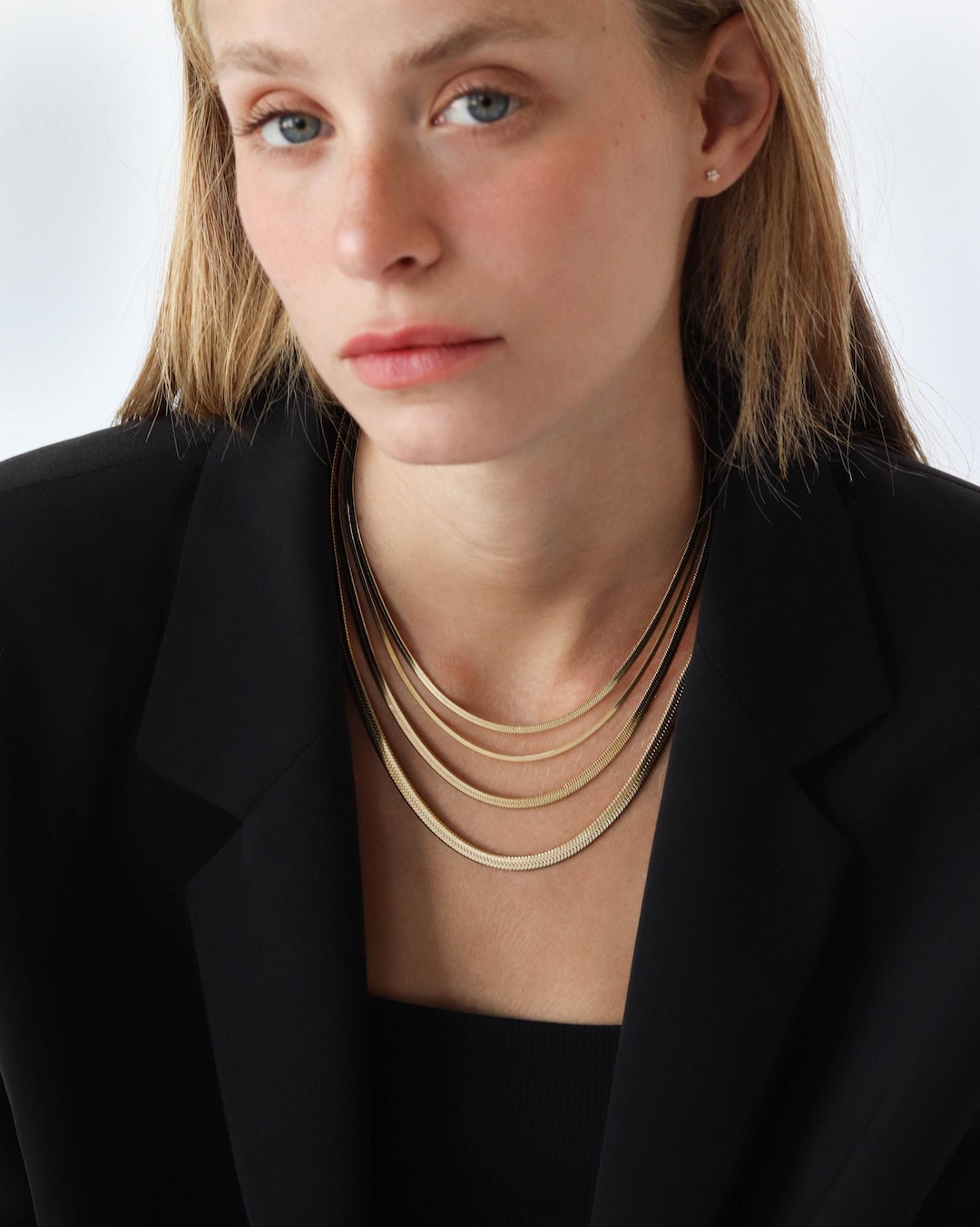 Never Fades - 18K Snake Chain Necklace - Waterproof - Gold Chain ...