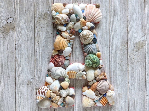 11 Sea Shell Letter / Beach Decor / Nautical Decoration - Etsy
