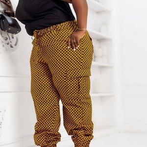 FUNBI AFRICAN PRINT Joggers - Etsy