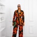 ZYLA AFRICAN PRINT Suit Set [orange] - Etsy