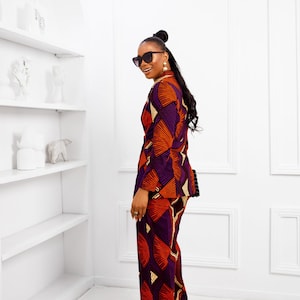 ZYLA AFRICAN PRINT Suit Set - Etsy