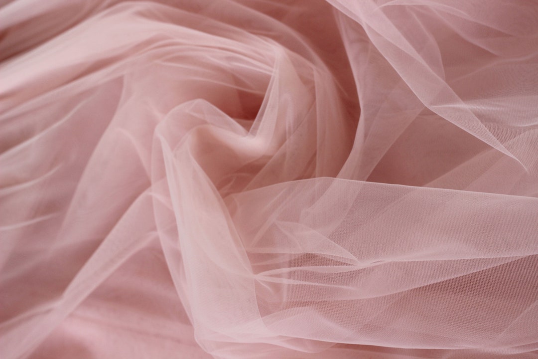 Blush Pink Soft Luxury Tulle, Wedding, Tulle Material, Tutu Fabric ...