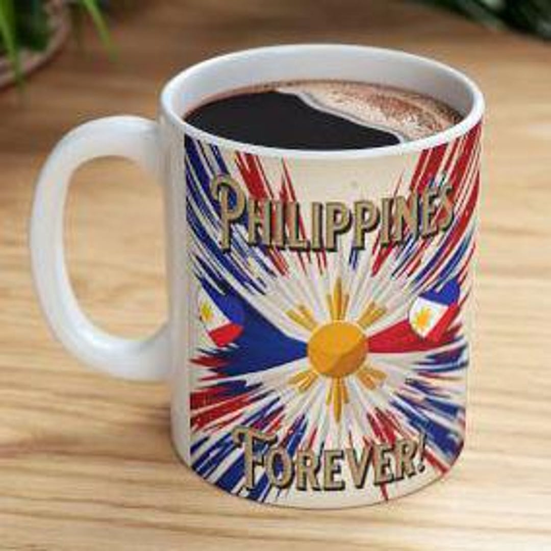 Vibrant Design Philippines Forever Abstract Design Coffee Mug, 11oz ...