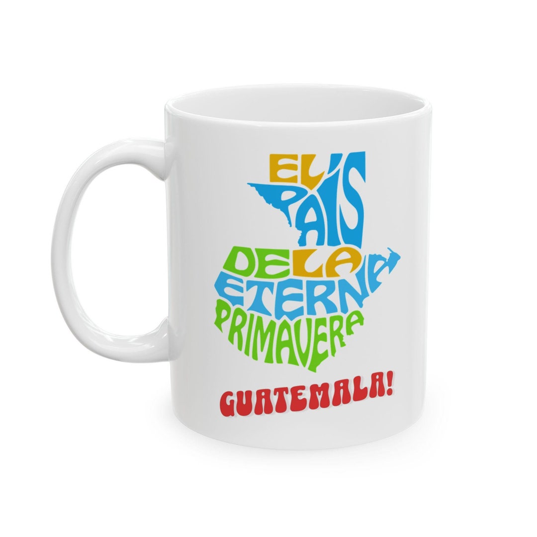 Pais De Eterna Primavera Ceramic Mug : A Vibrant Gift Celebrating ...