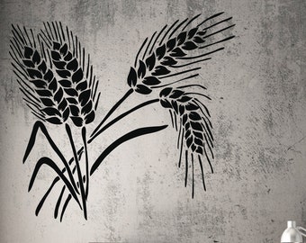 Wheat Vinyl Decal - Etsy