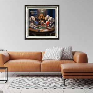 Poodles Playing Poker. Dogs, Cards - Etsy