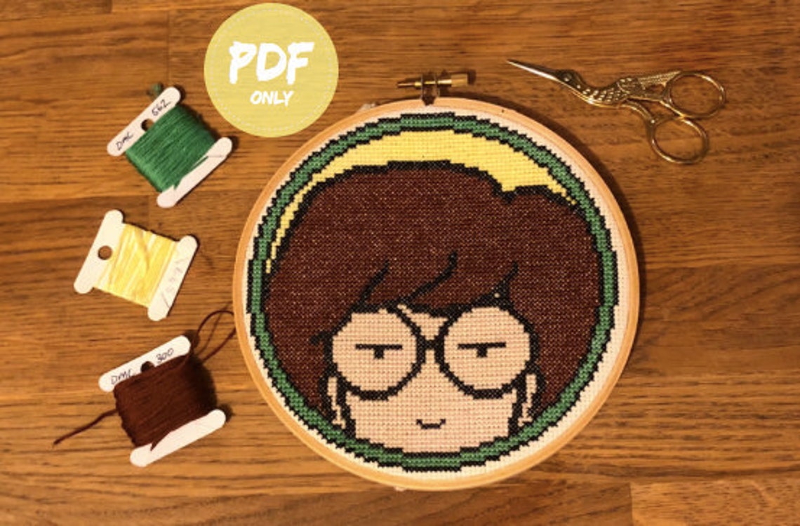 Daria PDF Cross Stitch Pattern - Etsy