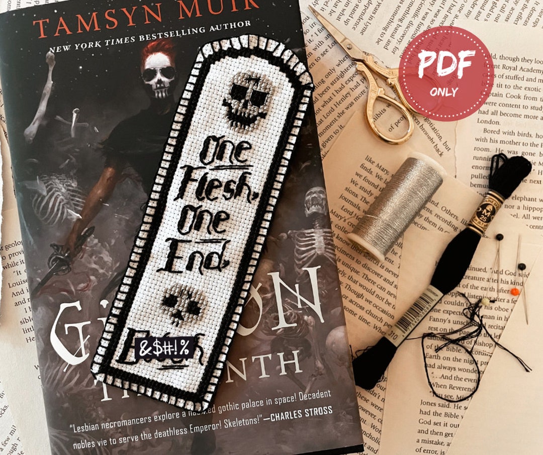 One Flesh, One End PDF Cross Stitch Pattern, Bookmark -- the Locked ...